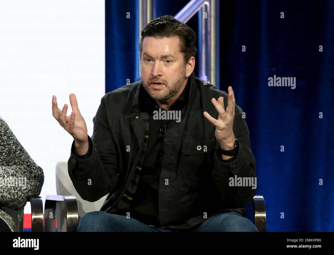 Burnie Burns participates in the "Cartoons Have Grown Up and Audiences ...