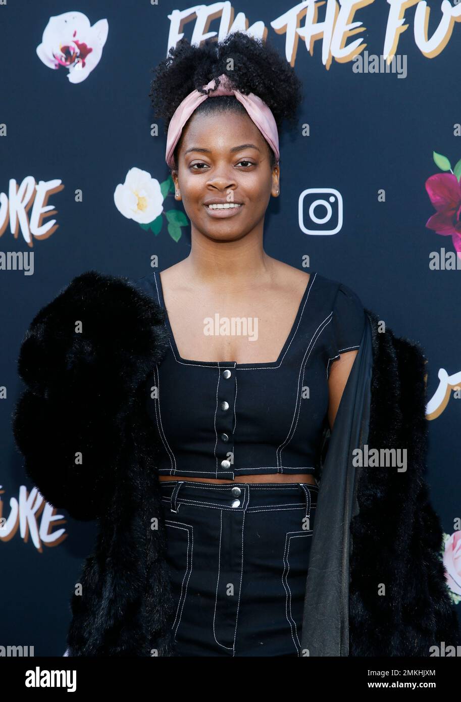 Singer Ari Lennox poses at the "Fem The Future" brunch to celebrate ...