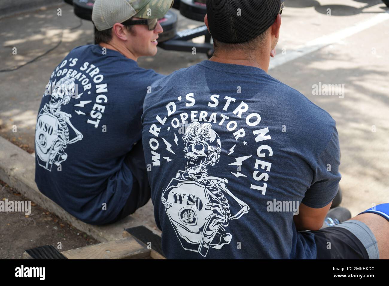 Participants cheer on fellow competitors in the World’s Strongest ...
