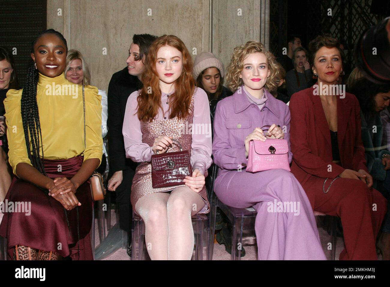 Kiki Layne, from left, Sadie Sink, Julia Garner and Maggie Gyllenhaal ...