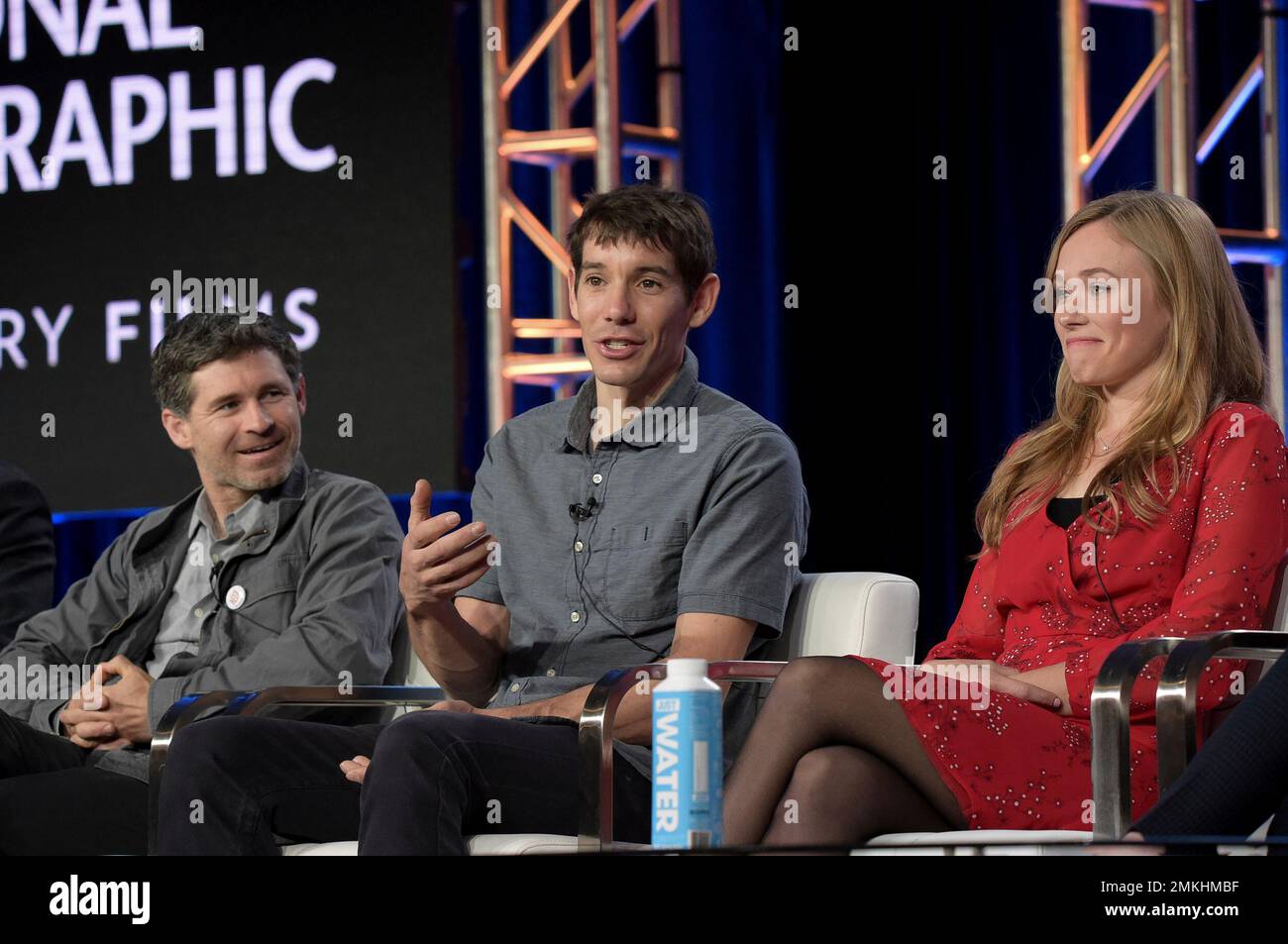 Mikey Schaefer, from left, Alex Honnold and Sanni McCandless ...