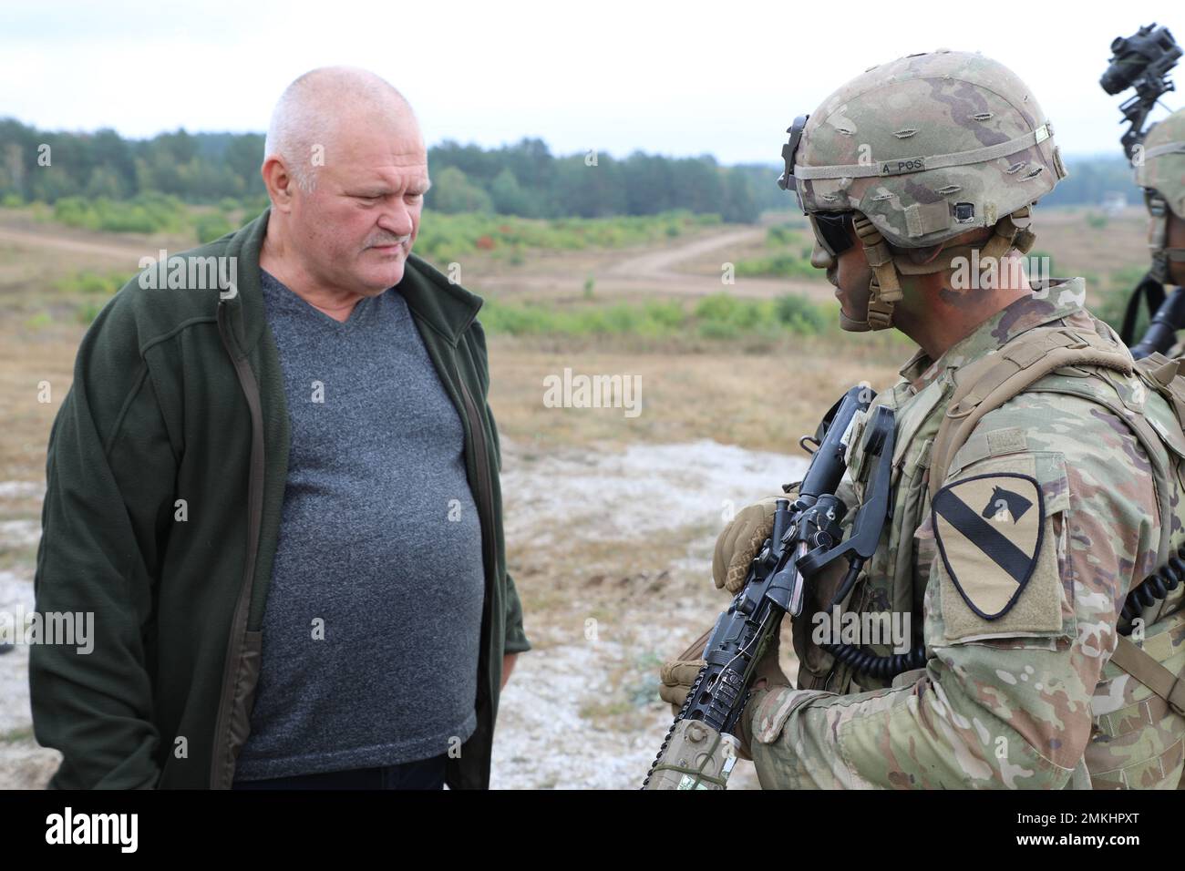 U.S. Army soldiers assigned to 6-9 Cavalry Regiment, 3rd Armored ...