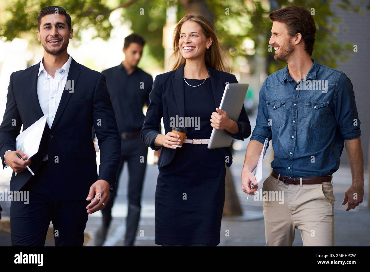 When youre positive, all roads lead to success. a group of corporate ...