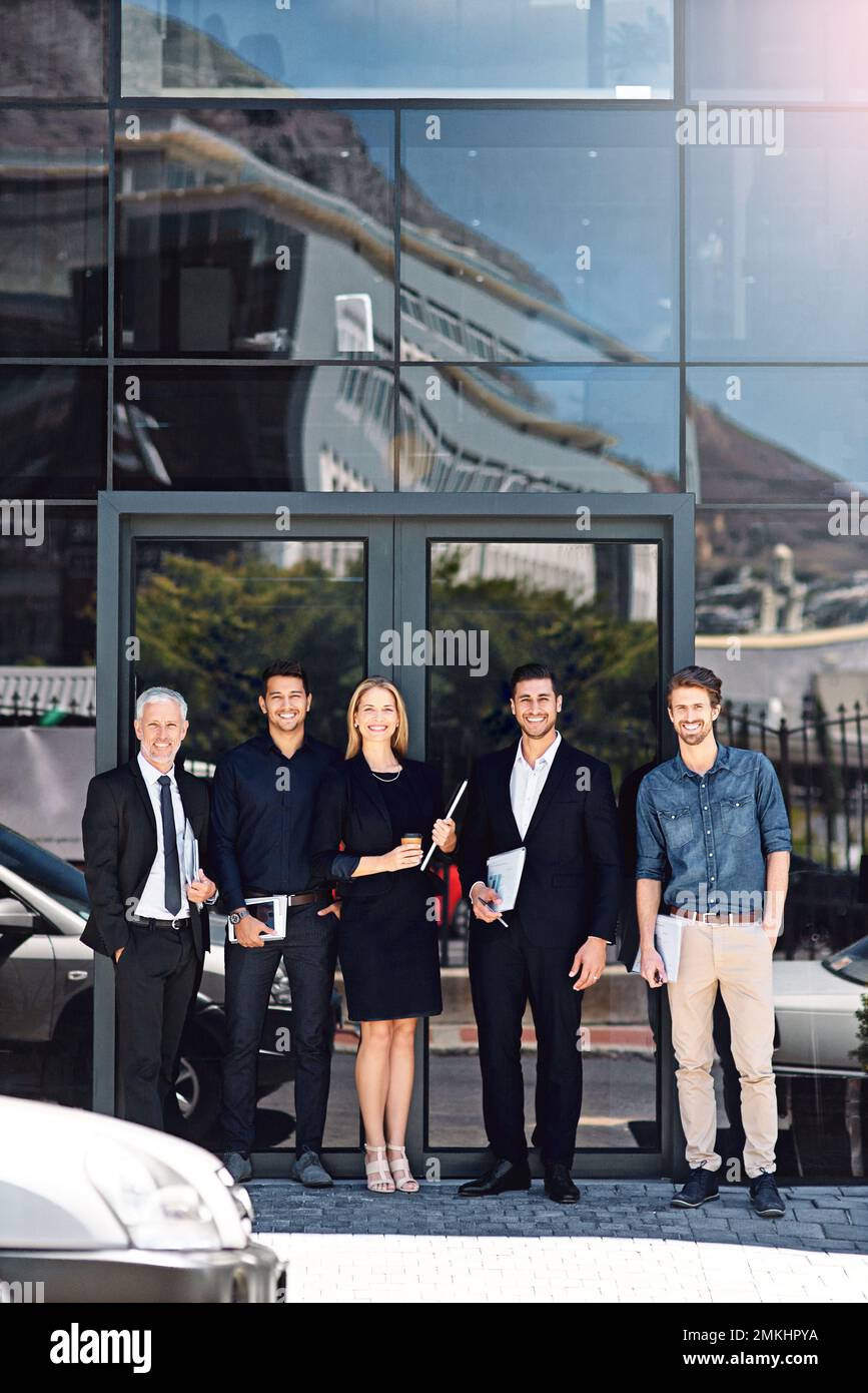 Team professionalism - What you see outside youll get inside. Portrait ...