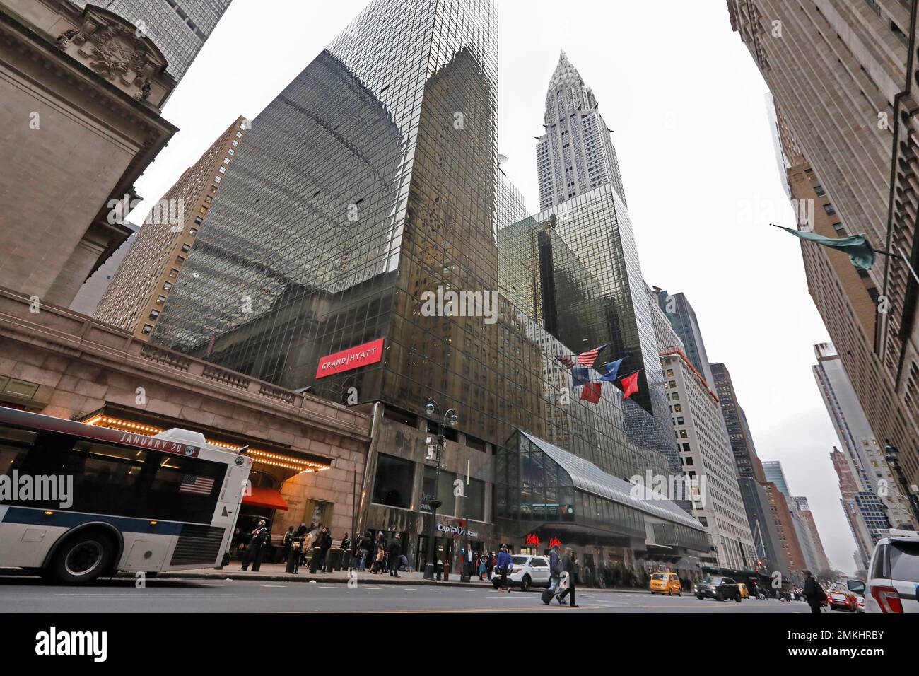 The Grand Hyatt Hotel, in New York, is shown in this photo, Thursday ...