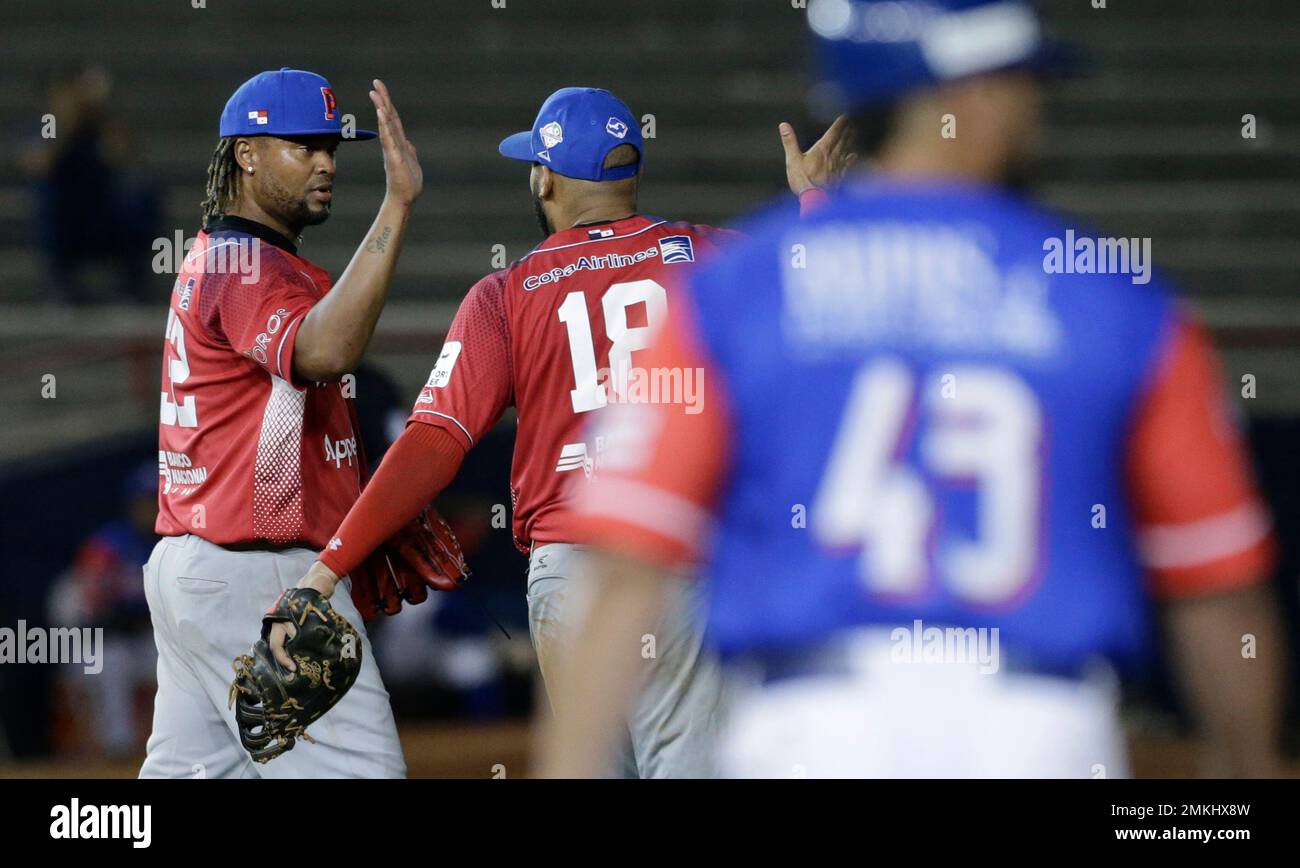 Closing pitcher Manny Corpas of Panama's Los Toros de Herrera ...
