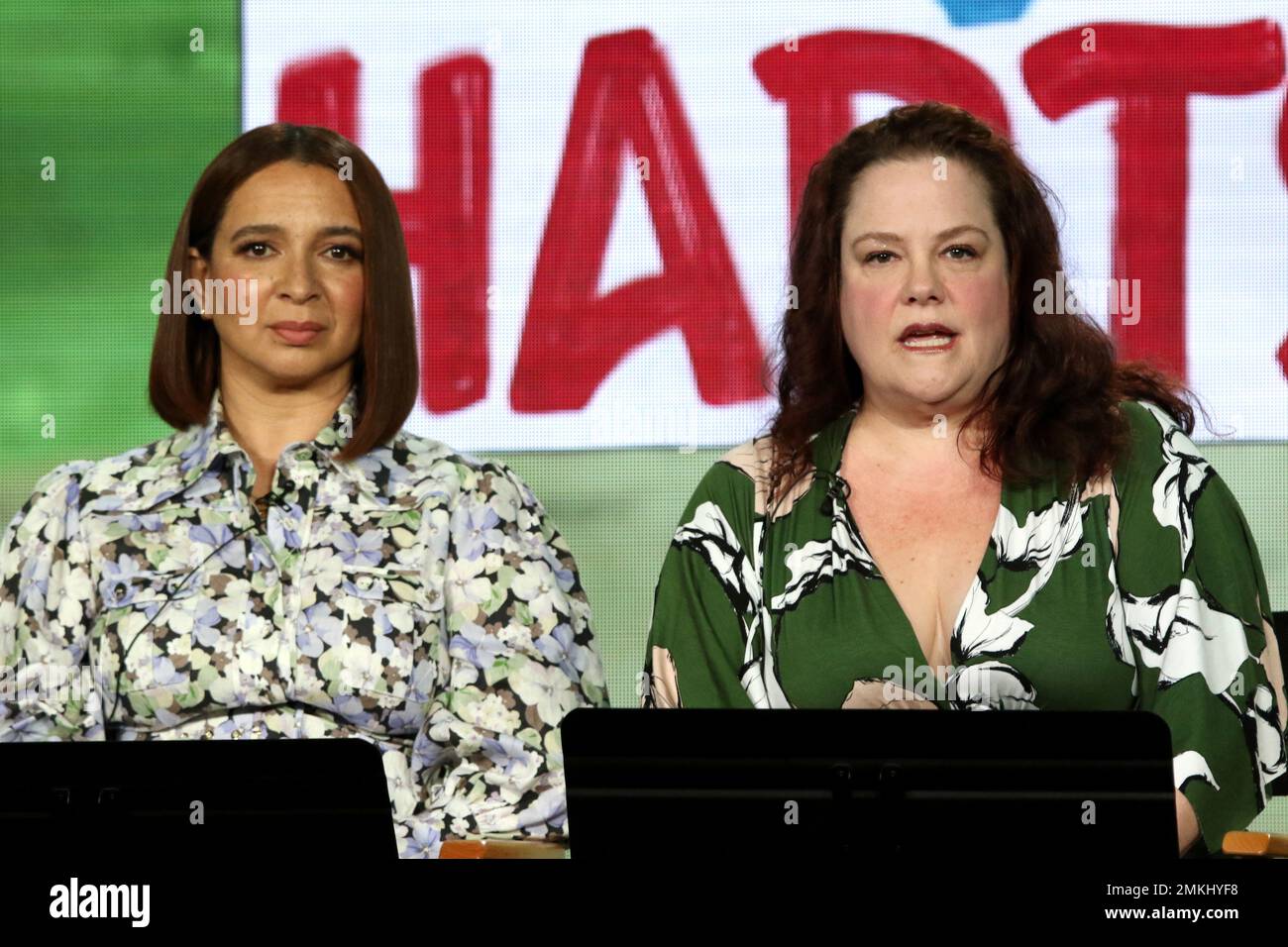 Maya Rudolph, left, and Emily Spivey participate in the animation ...