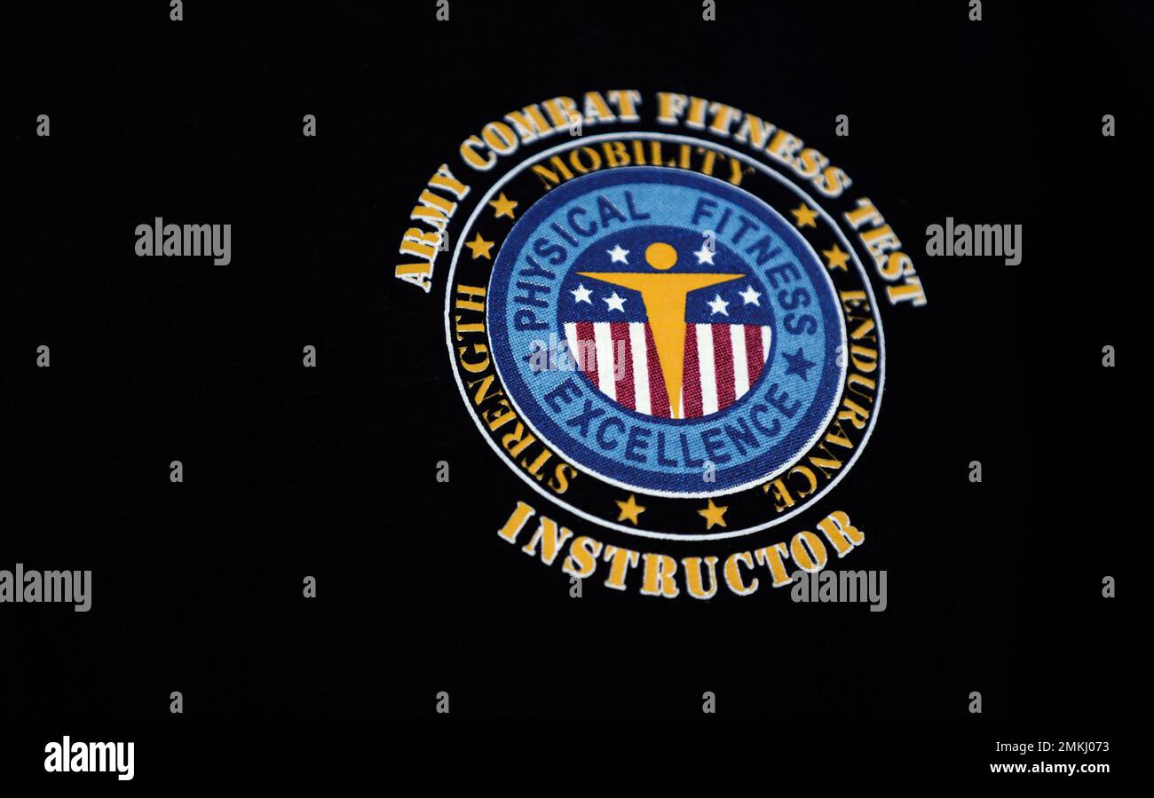 In this photo taken Tuesday, Jan. 8, 2019 a U.S Army fitness instructor ...