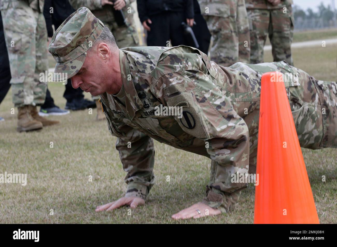 In this photo taken Tuesday, Jan. 8, 2019 Maj. Gen. Malcolm B. Frost ...