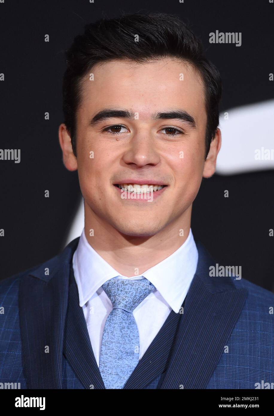 Keean Johnson arrives at the Los Angeles premiere of "Alita: Battle ...