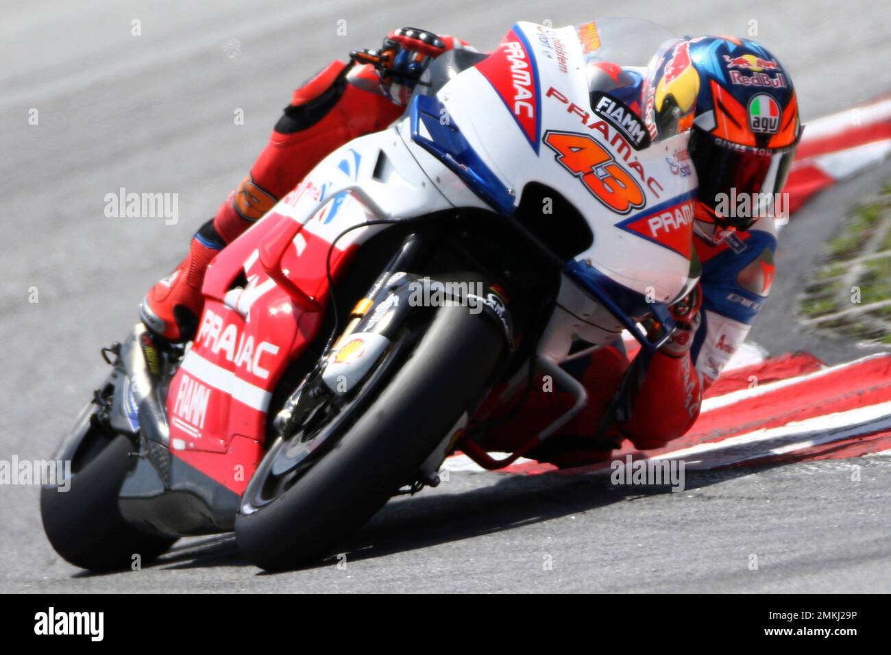 Ducati rider Jack Miller of Australia steers his Ducati during the ...