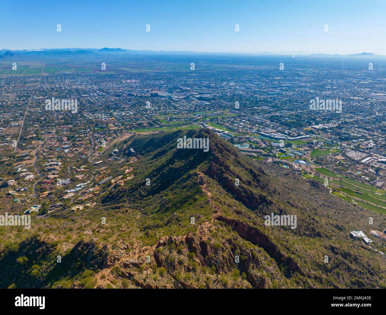 Phoenix arizona park aerial hi-res stock photography and images - Alamy