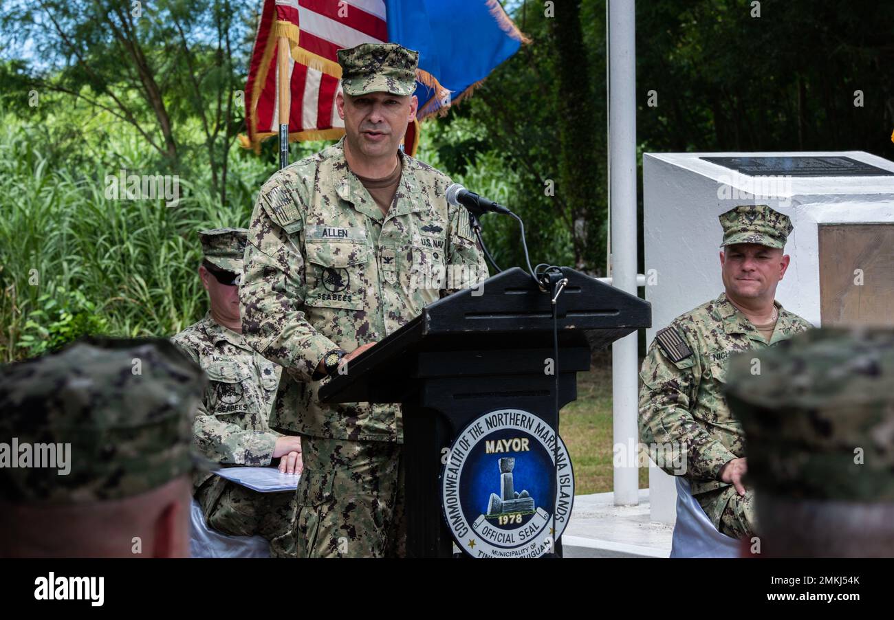 TINIAN, Northern Mariana Islands (Sept.14, 2022) – Capt. Dean Allen, 30 ...