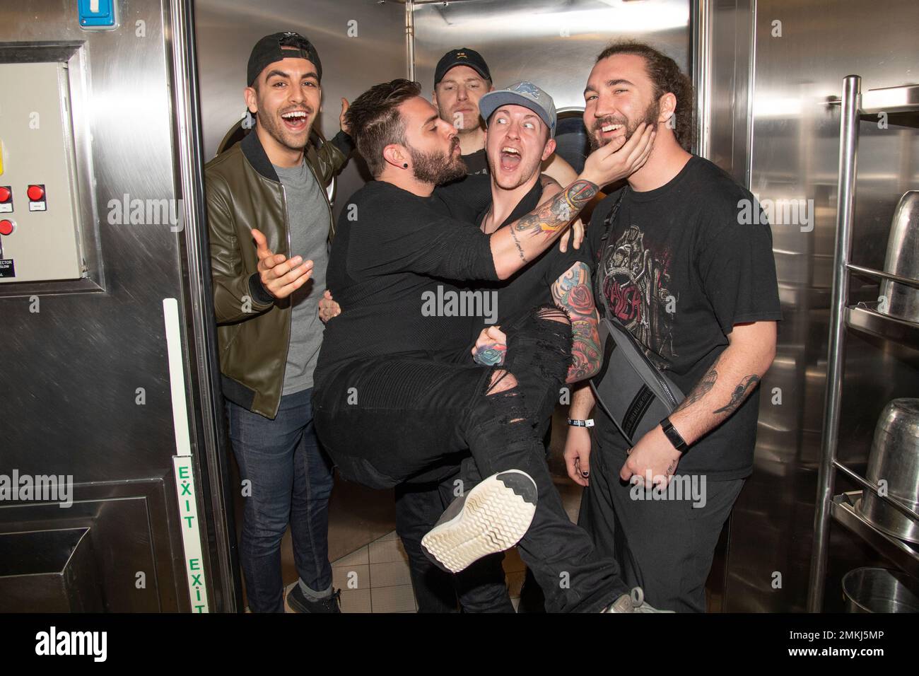 Eli Clark, from left, Steve Menoian, Dylan Bowman, Brian Burkheiser ...