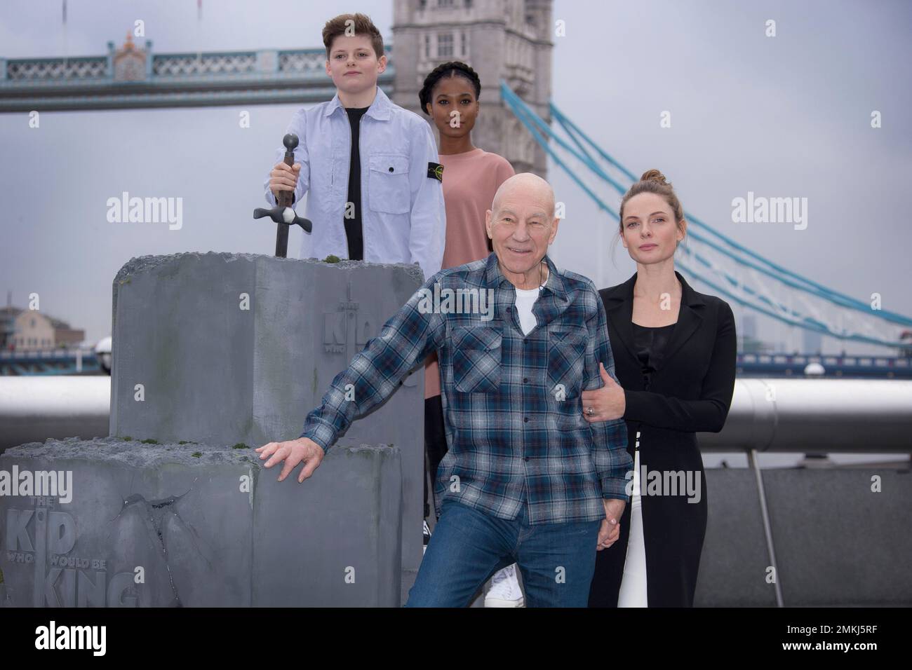 Actors from top left, Louis Ashbourne Serkis, Rhianna Dorris, Sir ...