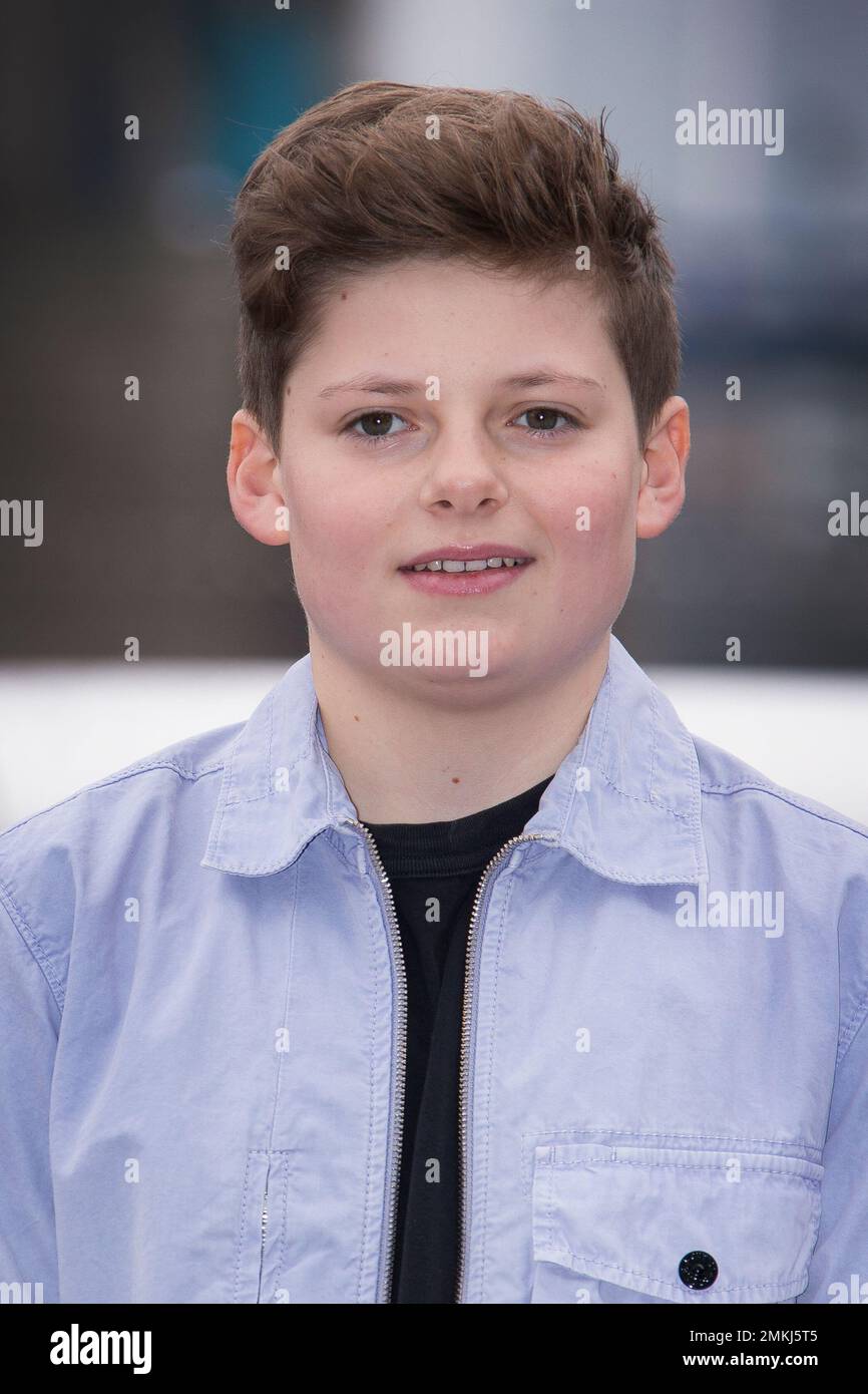 British actor Louis Ashbourne Serkis poses for photographers upon ...