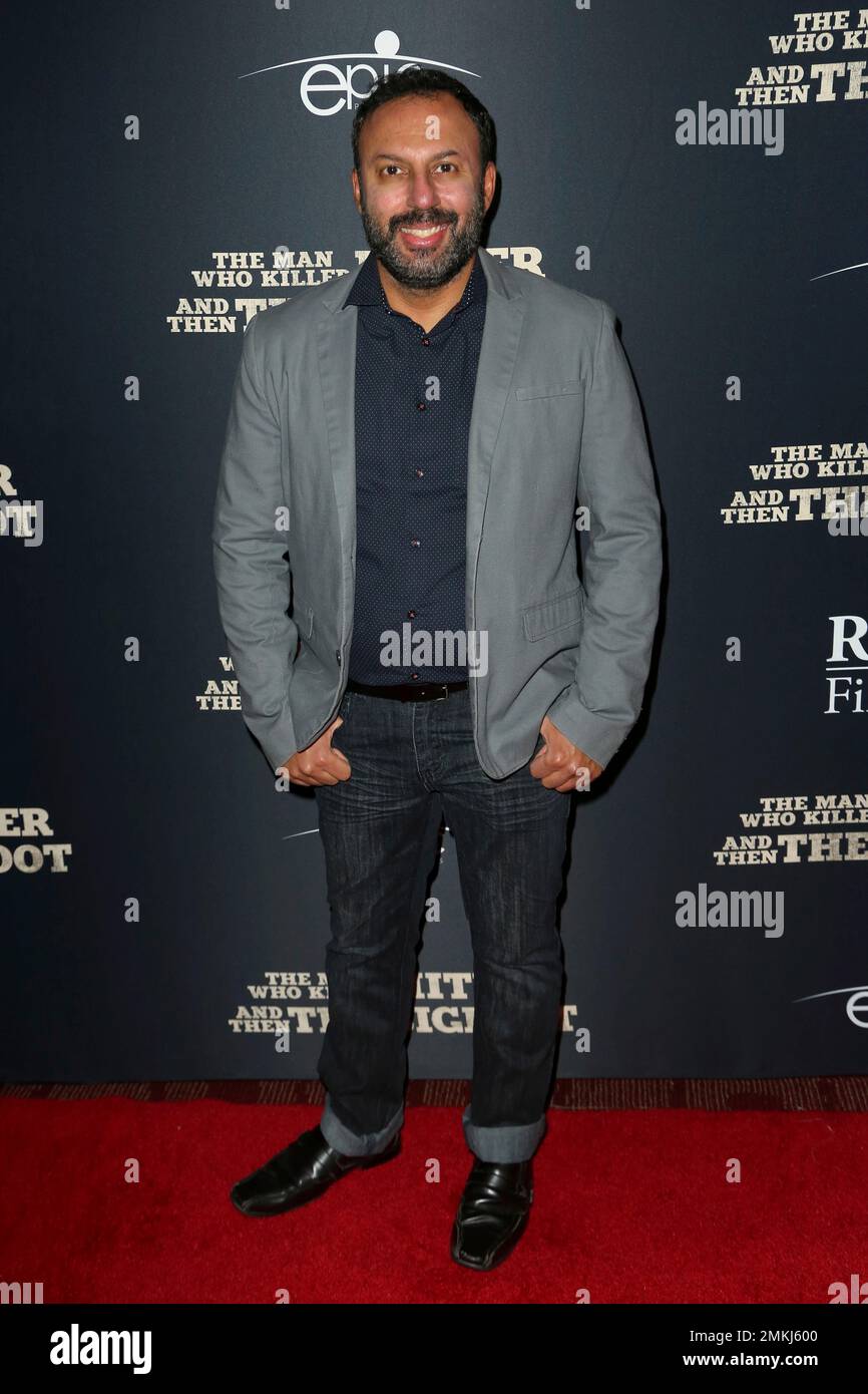 Rizwan Manji arrives at the LA Premiere of "The Man Who Killed Hitler ...