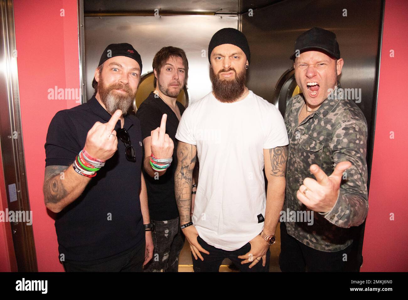 Michael "Padge" Paget, from left, Jamie Mathias, Matthew "Matt" Tuck ...