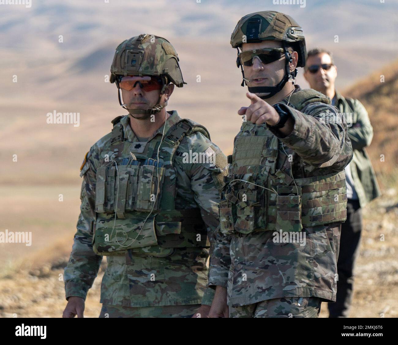 Lt. Col. Joseph Byerly, commander, 4th squadron, 2d Calvary Regiment ...