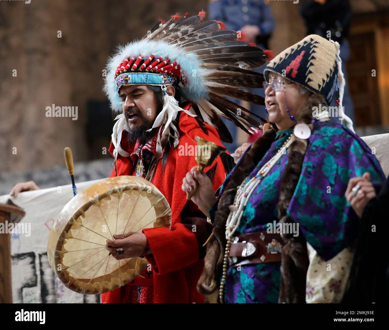 Charleston J.C. Nightwalker, left, and Carrie Chapman-Schuster, right ...