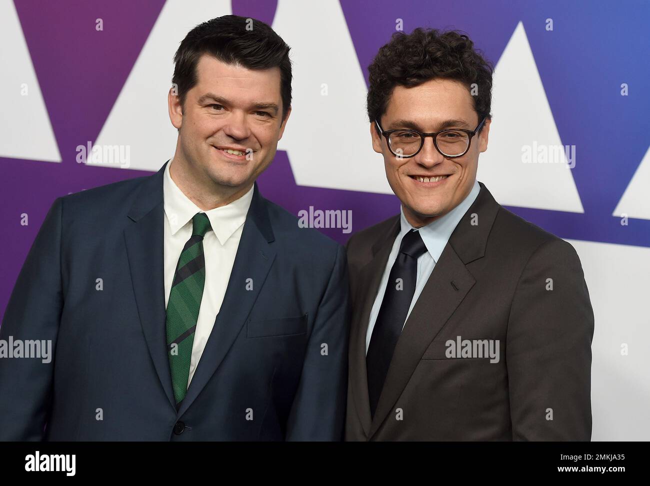 Christopher Miller, left, and Phil Lord arrive at the 91st Academy ...