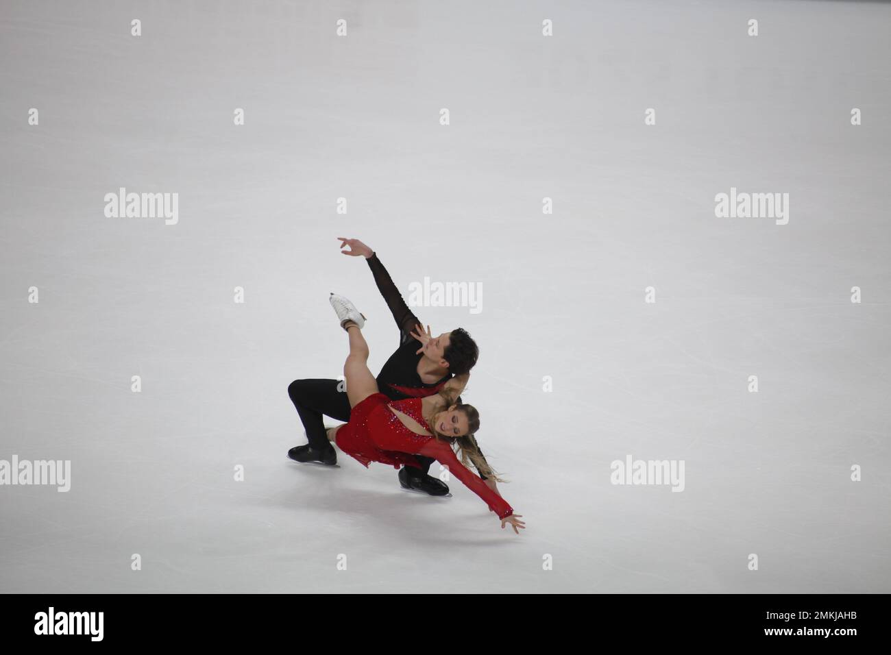 San Jose, CA, USA. 28th Jan, 2023. Fourth placed Emilea Zingas and ...