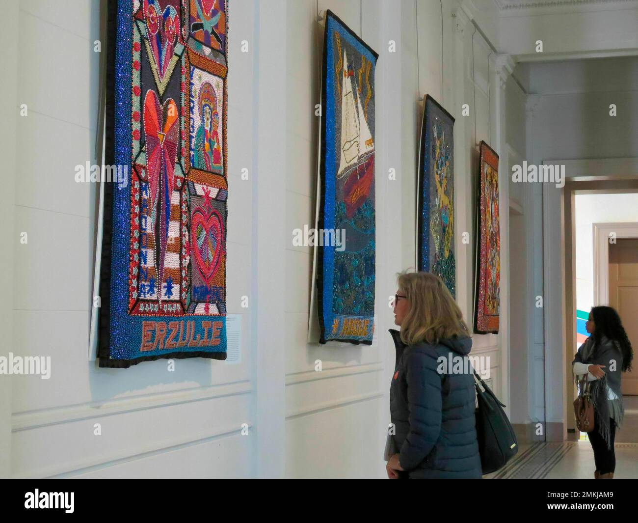 Margot Wittig of Starnberg, Germany, foreground, and Amanda Fleury of ...