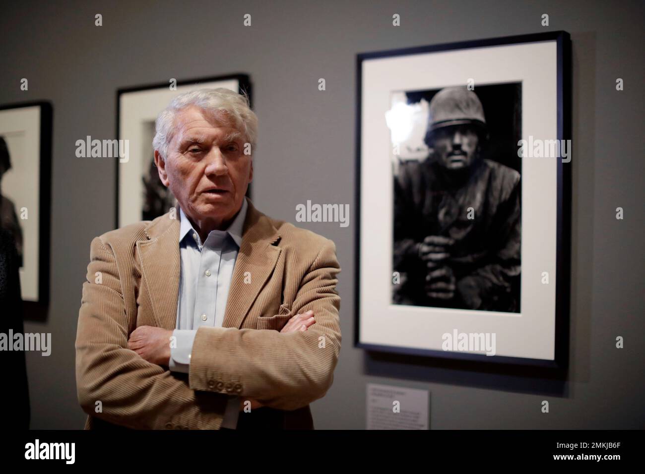 Veteran British conflict photographer Don McCullin poses for ...