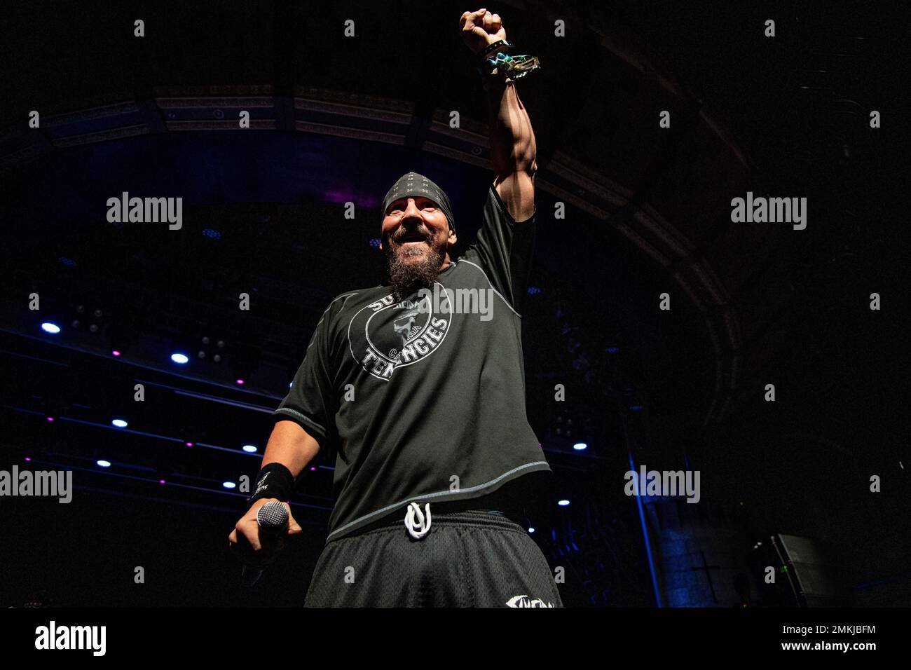 Mike "Cyco Miko" Muir of Suicidal Tendencies performs on board the ...