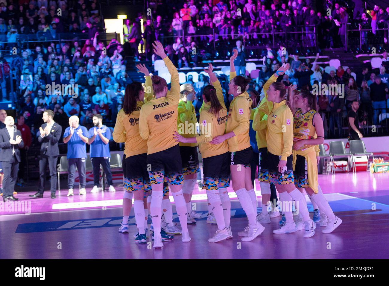 Players of Imoco Volley Conegliano Stock Photo - Alamy