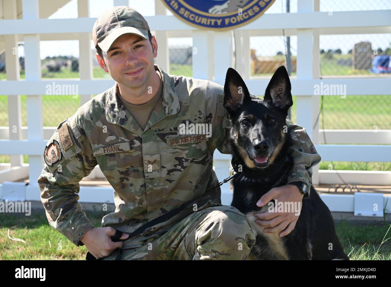 U.S. Air Force Senior Airman Trevor Frank, 97th Security Forces ...