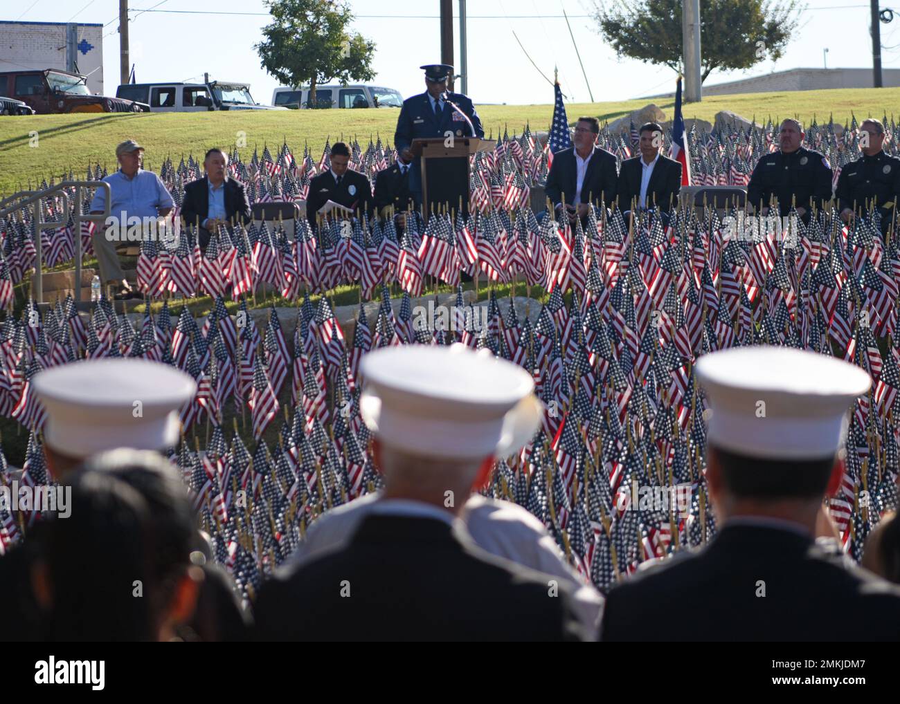 U.S. Air Force Col. Eugene Moore, 17th Mission Support Group commander ...