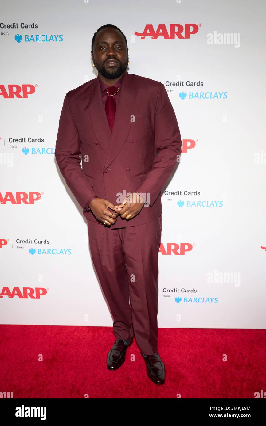 Brian Tyree Henry arrives at AARP's 21st annual Movies for Grownups ...