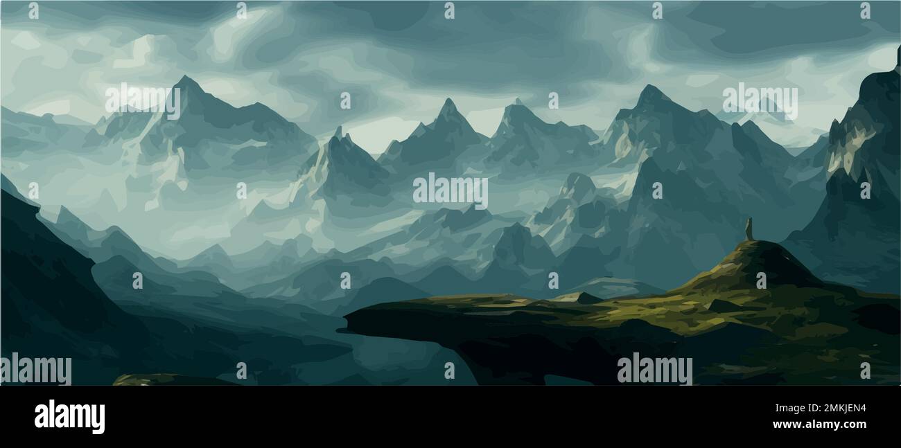 Spectacular countryside Stock Vector Images - Alamy