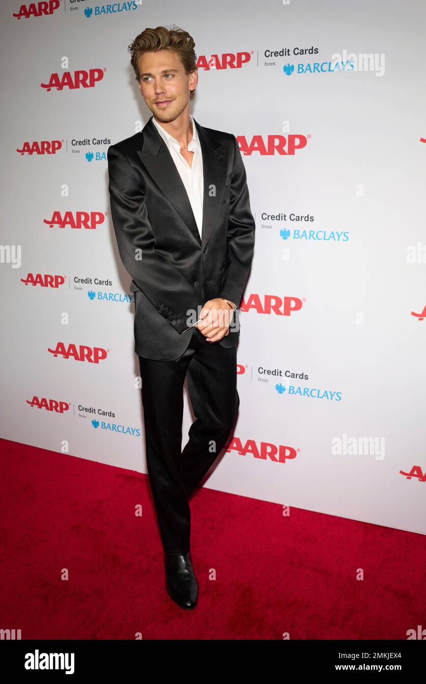 Austin Butler arrives at AARP's 21st annual Movies for Grownups Awards ...