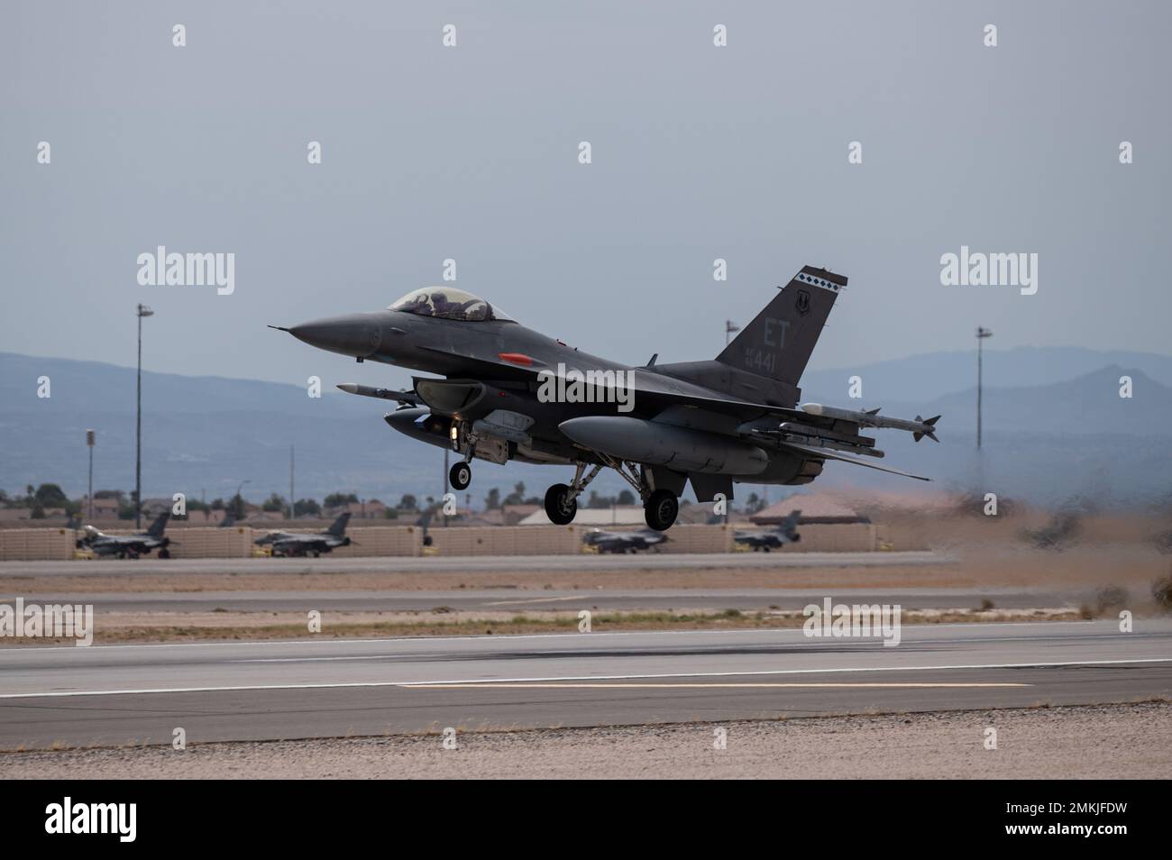 An F-16M Fighting Falcon, assigned to the 85th Test and Evaluation ...