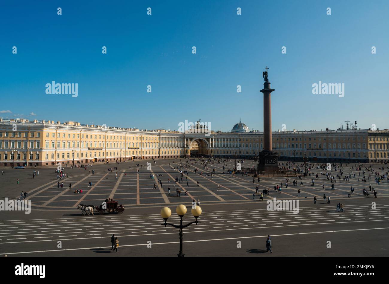 St Petersburg palace square Stock Photo - Alamy