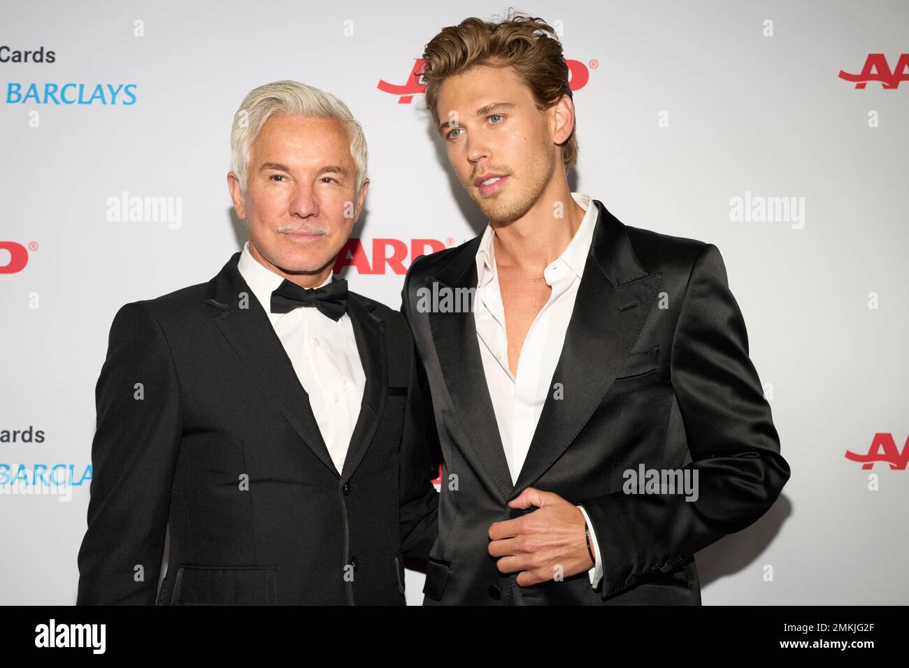 Austin Butler, right, and Baz Luhrman arrive at AARP's 21st annual ...