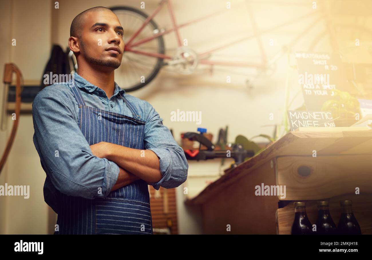 Small business success inspired by passion and ambition. an ambitious ...