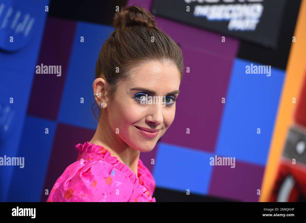 Cast member Alison Brie arrives at the world premiere of "The Lego ...