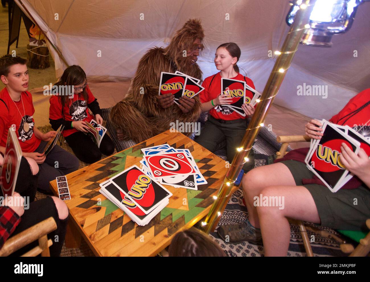 IMAGE DISTRIBUTED FOR SCOUTS BSA - Scouts celebrate the introduction of ...