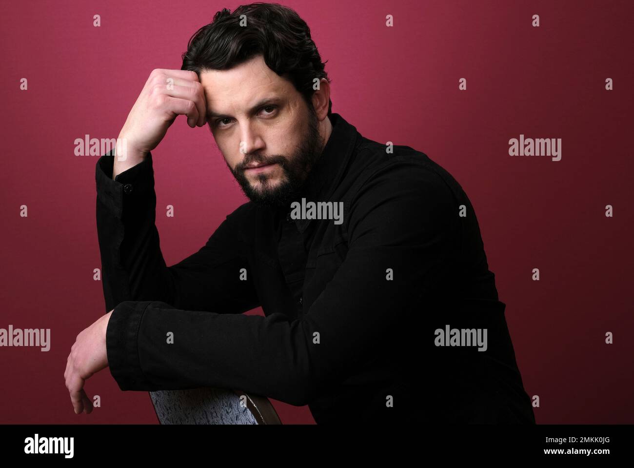 Nathan Dean Parsons, a cast member in The CW series "Roswell," poses ...