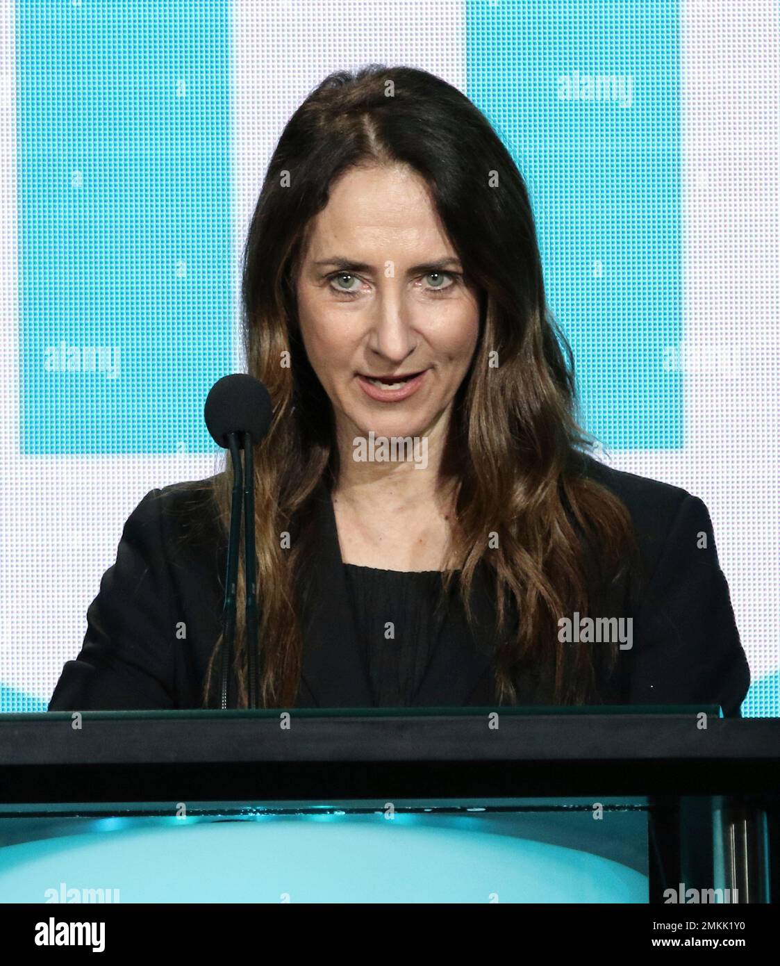 Jana Winograde speaks during the Showtime TCA Winter Press Tour on ...