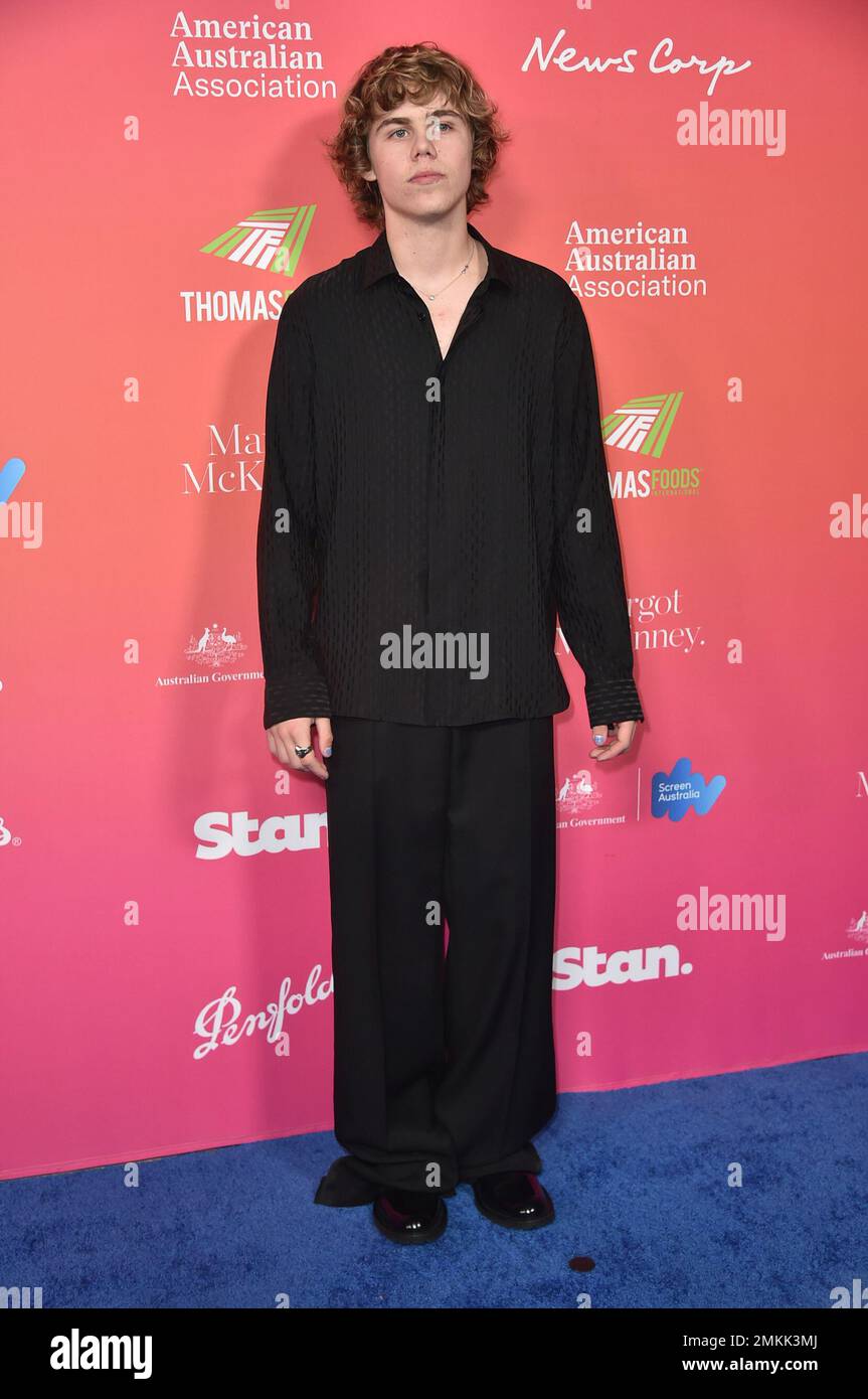 The Kid LAROI arrives at the G'Day USA Arts Gala on Saturday, Jan. 28 ...