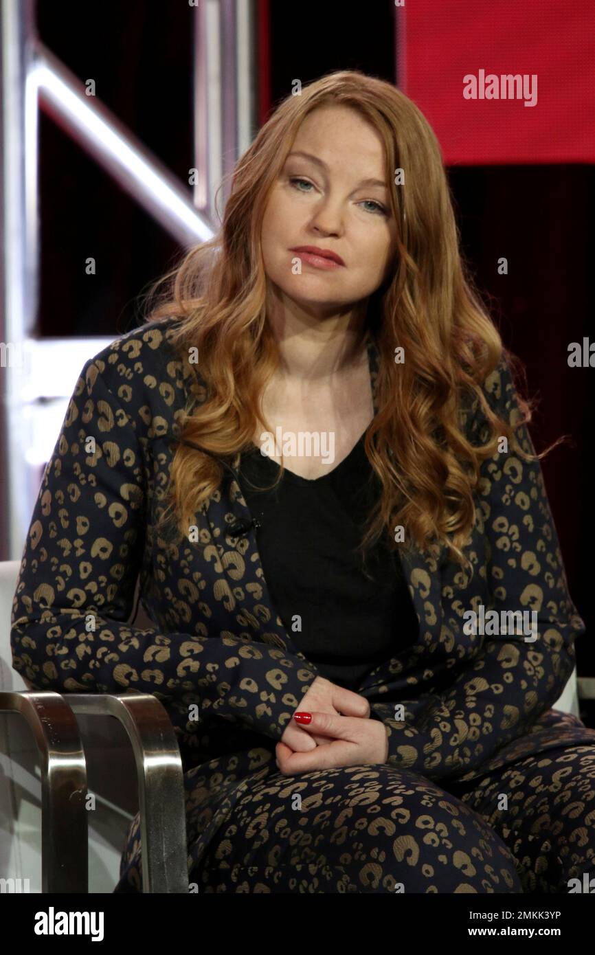 Sarah Schechter participates in the 'The Red Line' show panel during ...