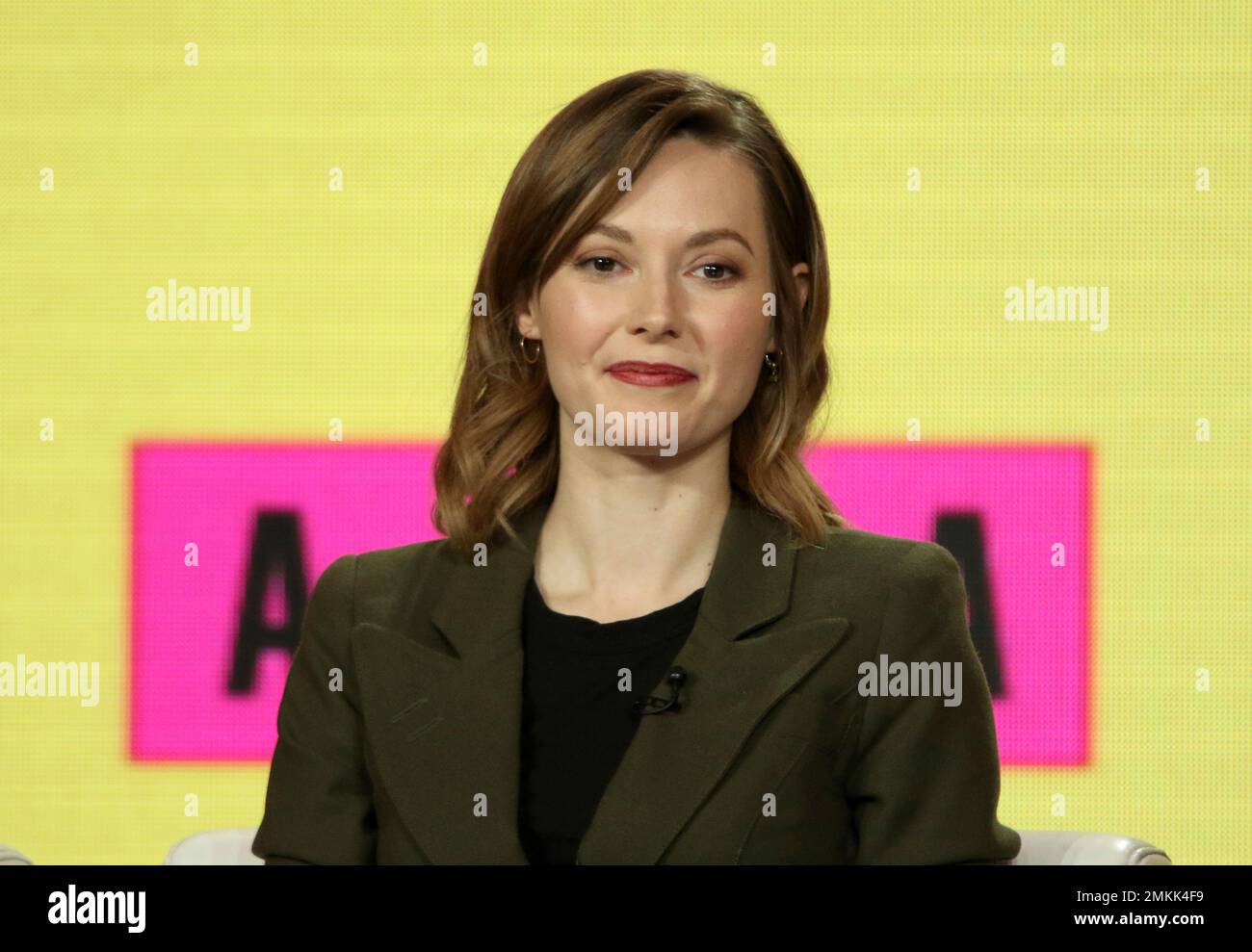 Lydia Wilson participates in the 'Flack' show panel during the Pop TV ...
