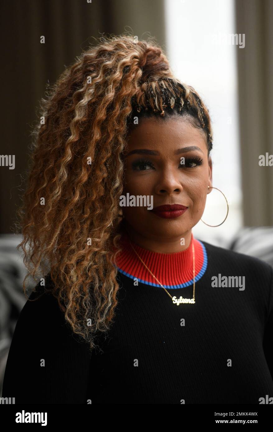 In this Jan. 18, 2019 photo, singer and TV personality Syleena Johnson ...