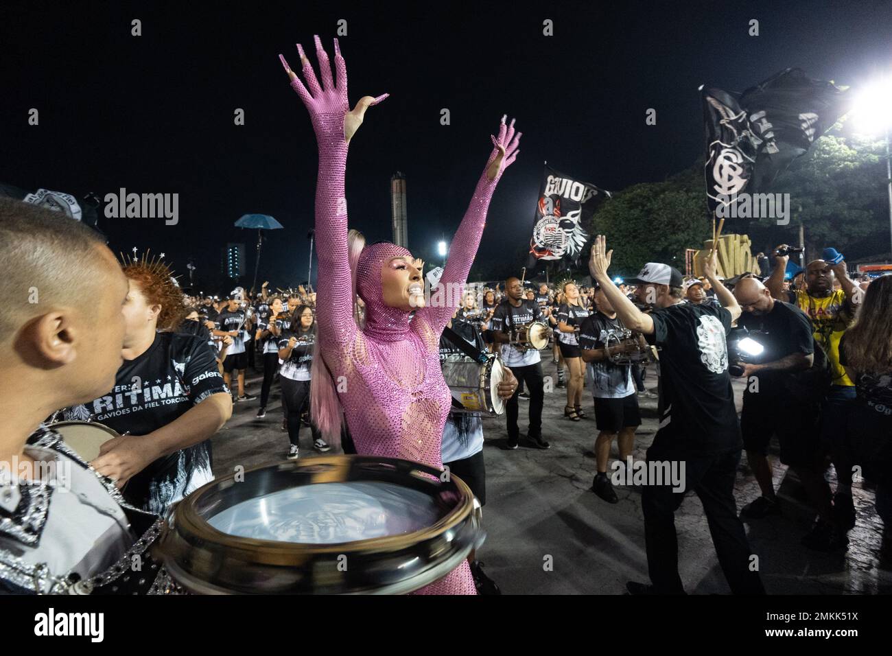 Sao Paulo, Sao Paulo, Brazil. 28th Jan, 2023. SABRINA SATO, drum queen ...