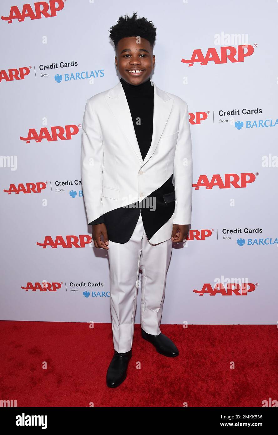 Beverly Hills, USA. 28th Jan, 2023. Jalyn Hall arriving to the AARP ...