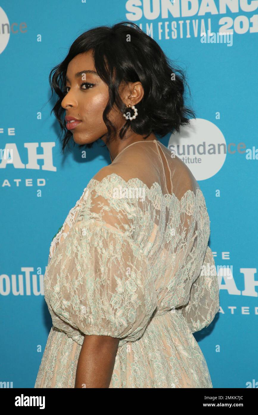 Actress Jessica Williams poses at the premiere of the film "Corporate ...
